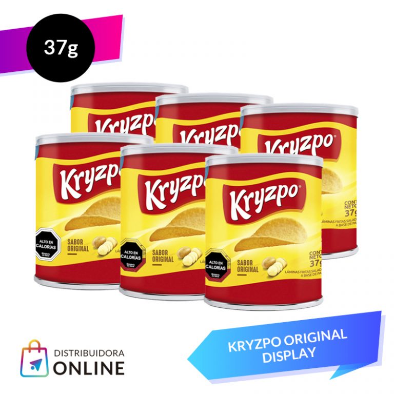 Kryzpo papas sabor Original 37 grs 6 Unid - DISTRIBUIDORA ONLINE