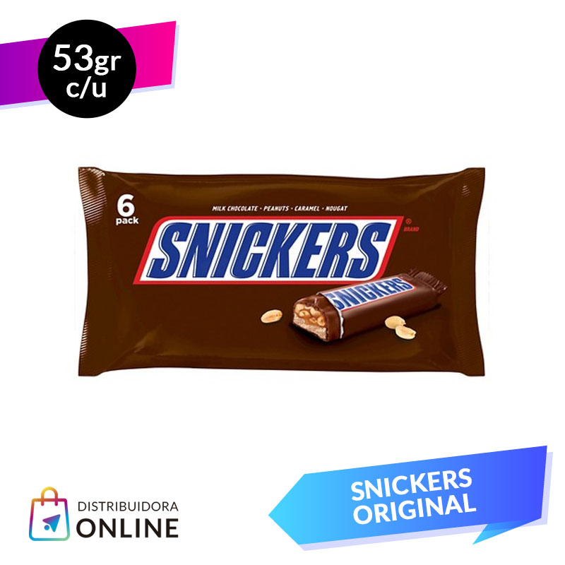 Snickers Bar 24 Unid - DISTRIBUIDORA ONLINE
