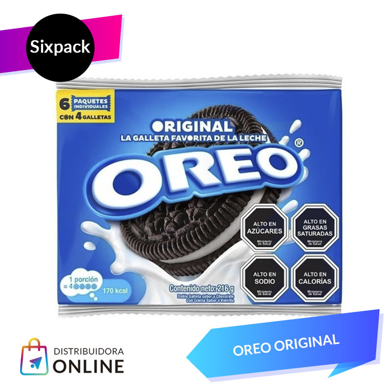 Oreo Original - Six Pack - DISTRIBUIDORA ONLINE