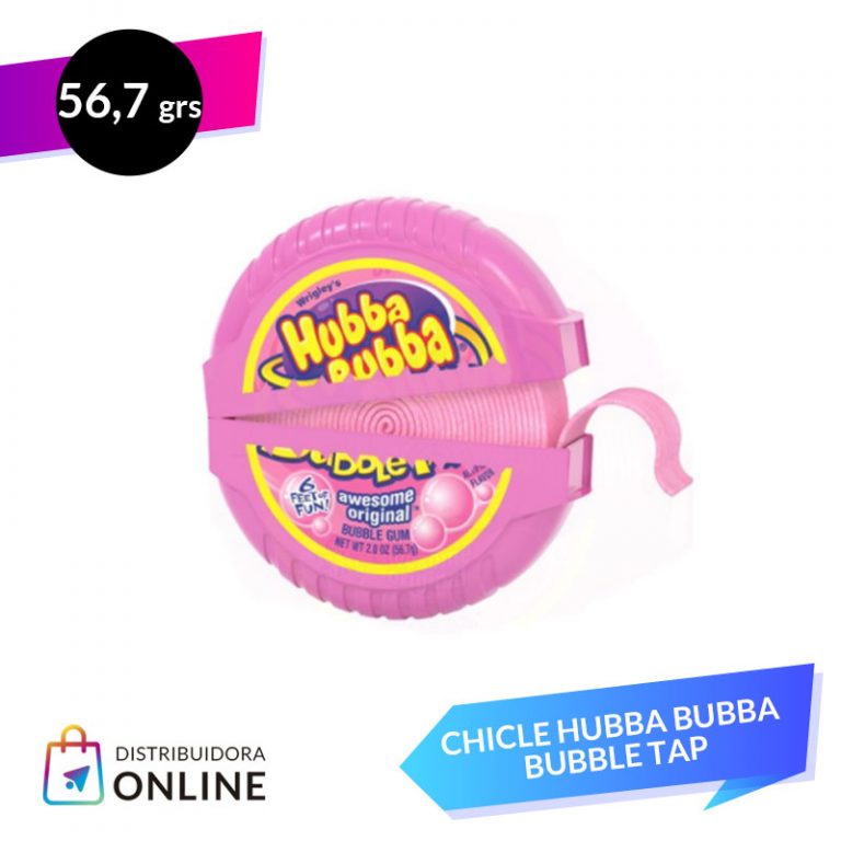 Chicle Hubba Bubba Bubble Tap - DISTRIBUIDORA ONLINE