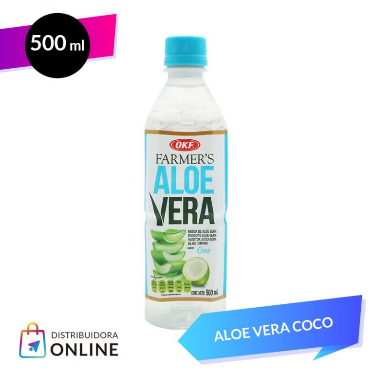Aloe Vera Coco 500ml 5 Unid - DISTRIBUIDORA ONLINE