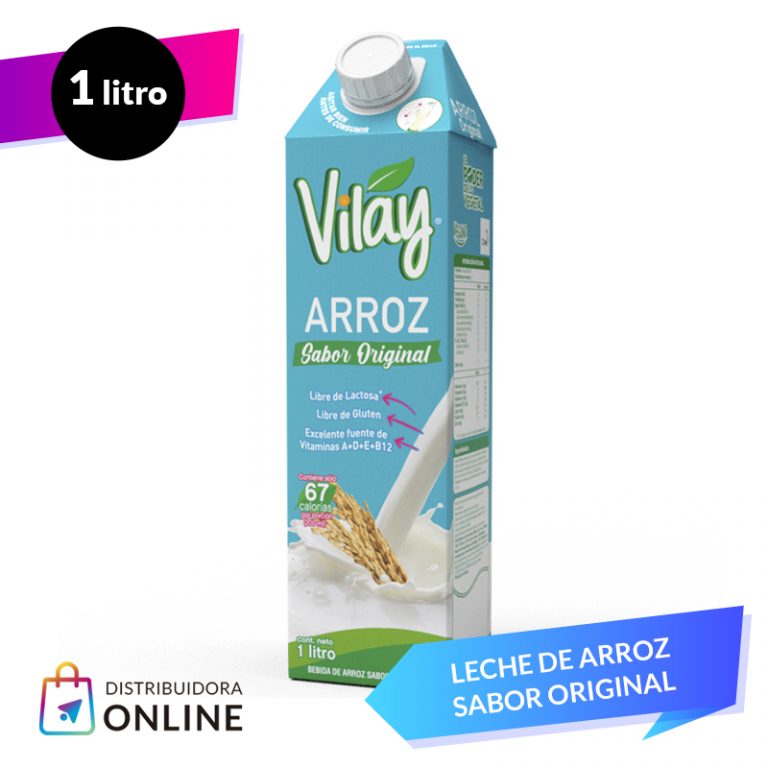 Leche de Arroz Sabor Original Vilay 1 litro - DISTRIBUIDORA ONLINE