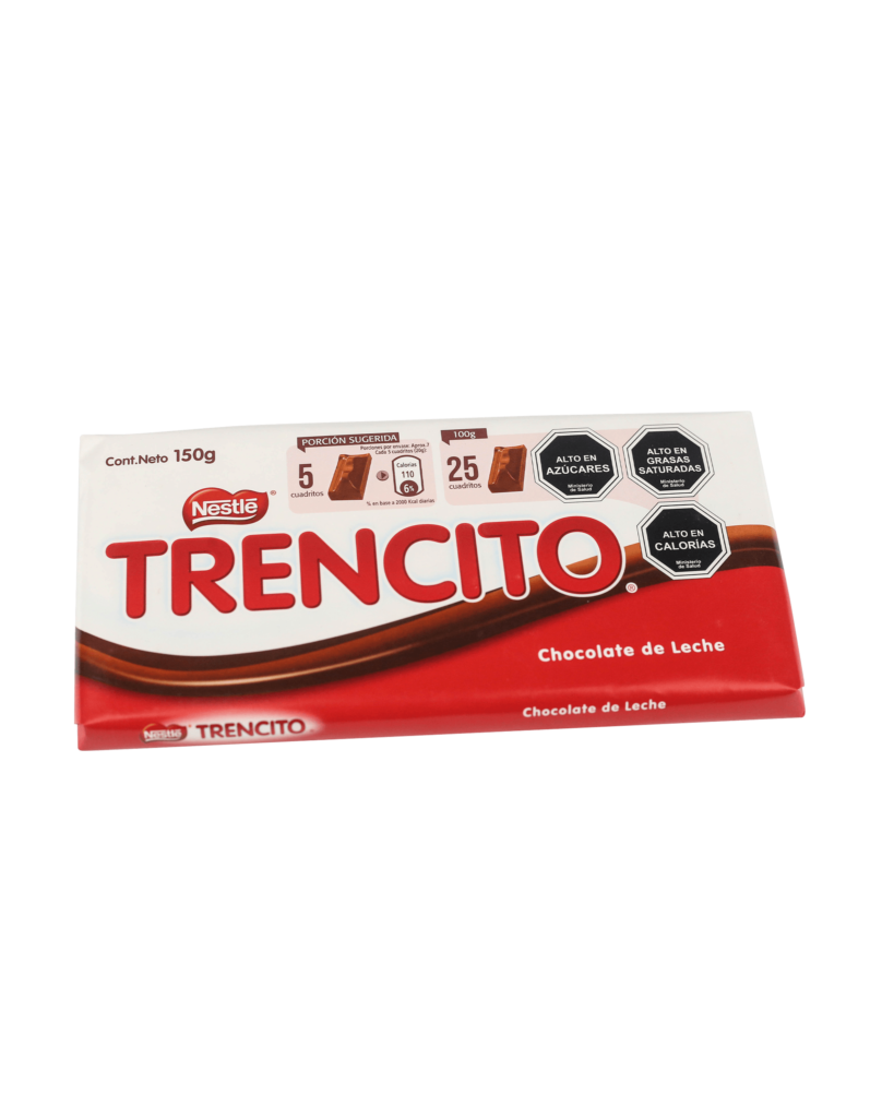 Trencito Barra Chocolate de Leche 150 Grs - DISTRIBUIDORA ONLINE