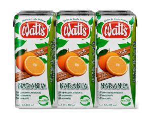Jugo Watts Naranja 200cc 6unid - DISTRIBUIDORA ONLINE